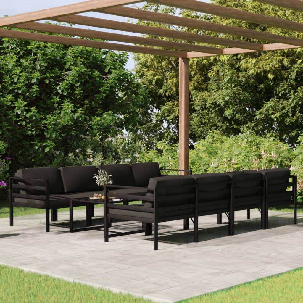 Ebern Designs Tharani 9 Piece Complete Patio Set | Wayfair