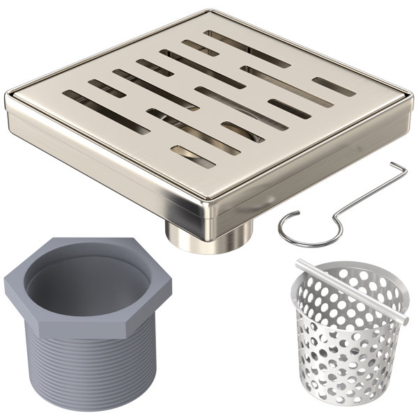 HYDROWARE Stainless Steel Grid Shower drain - Wayfair Canada