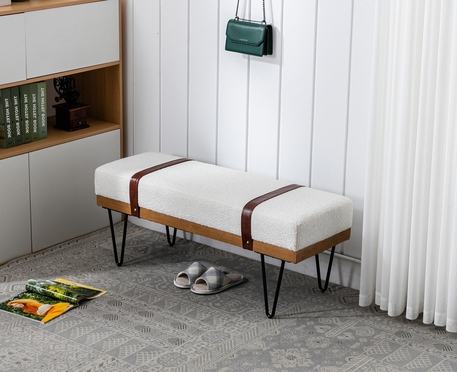 17 Stories Rexanna Faux Leather Bench & Reviews - Wayfair Canada