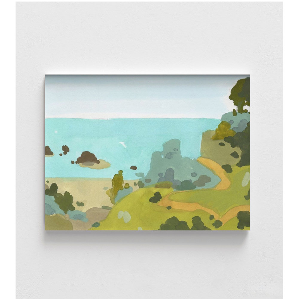 WeFrameArt Coastal Inlet III By Jacob Green, Framed Beach Decor ...