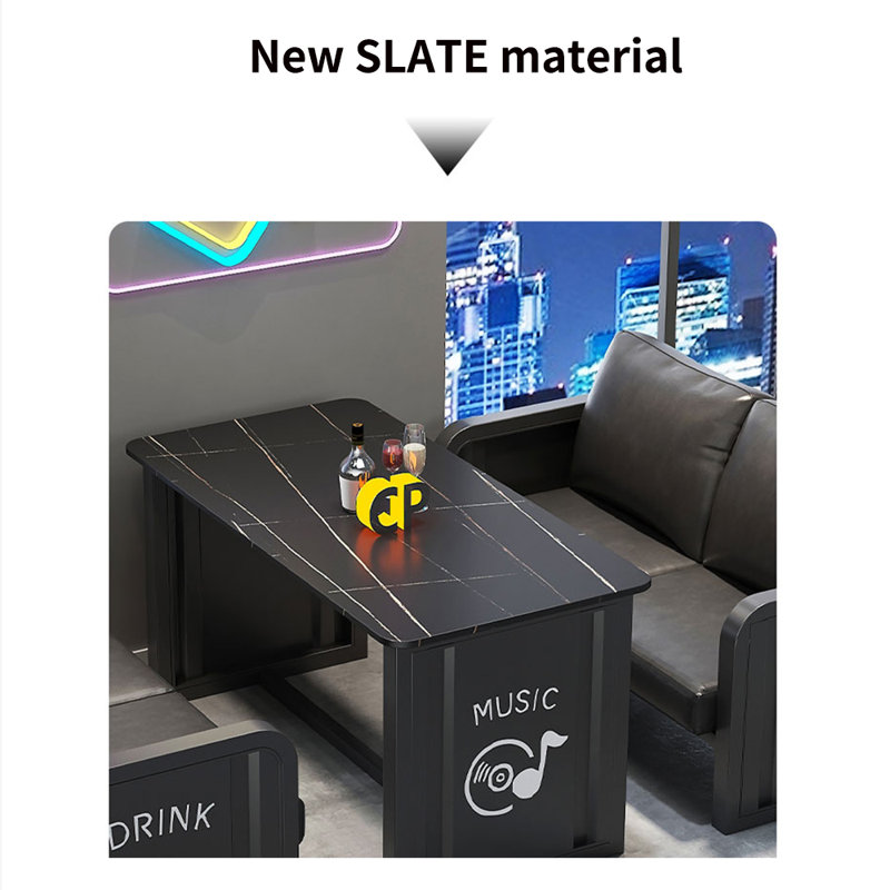 Industrial Style Sofa Industrial style bar table chair booth ...