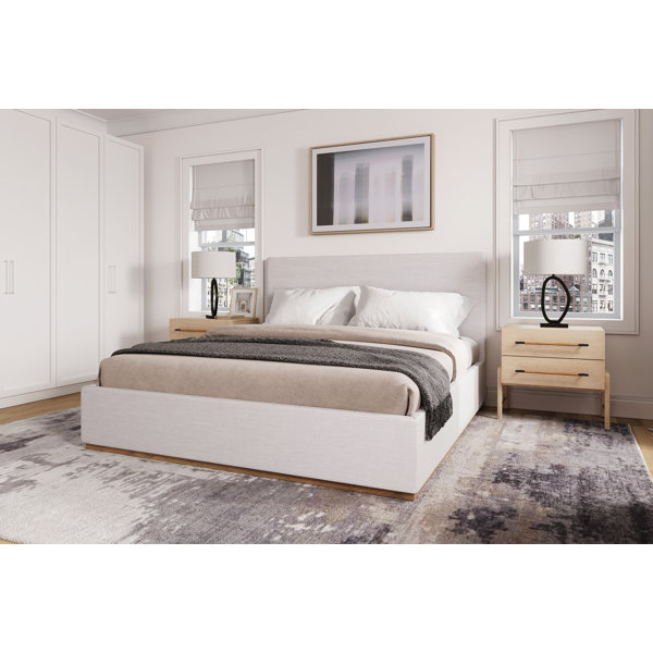 Latitude Run® Monaco Upholstered Bed with Soft Corners, Edvards ...