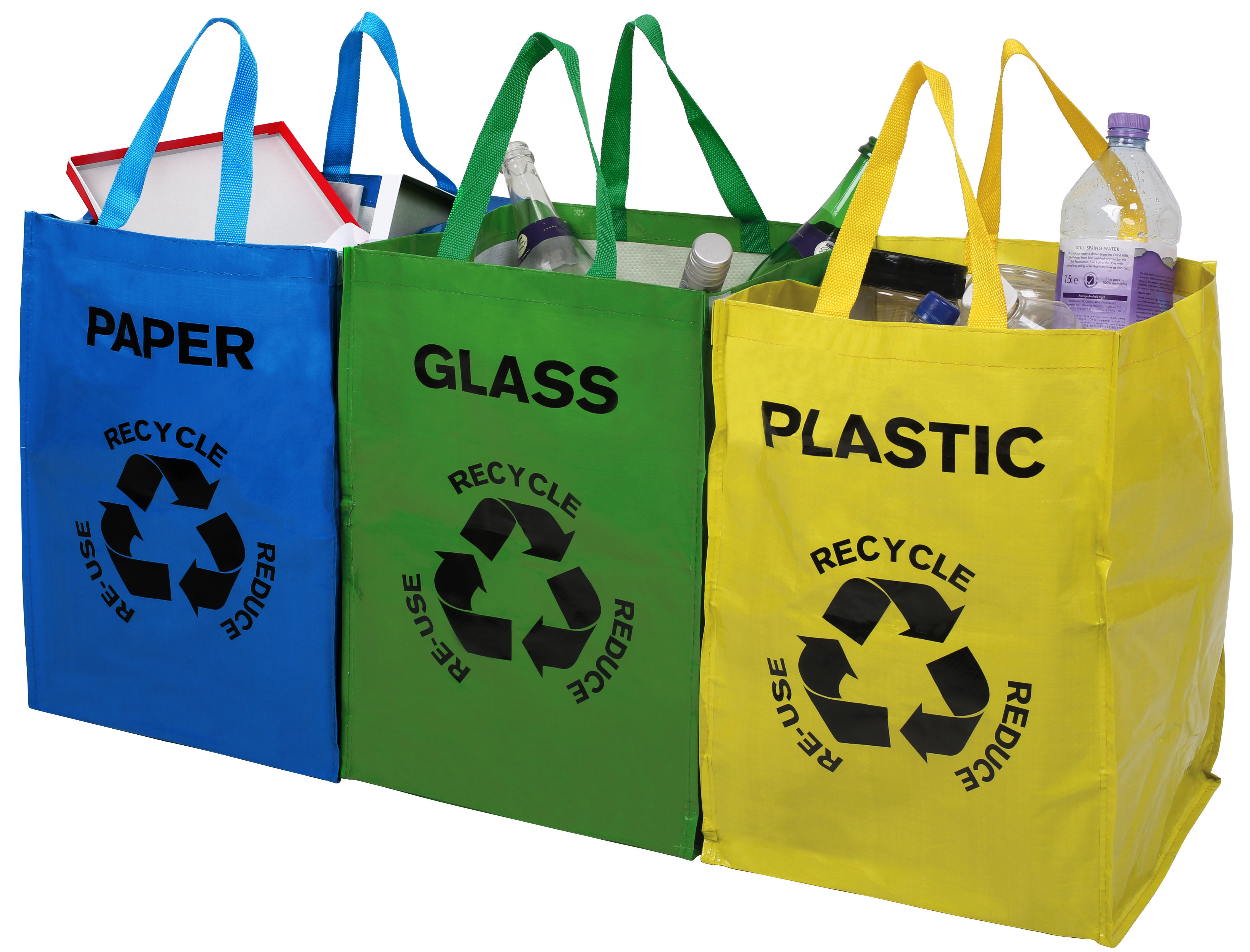 Symple Stuff 3 Piece Recycling Bag Set & Reviews | Wayfair.co.uk