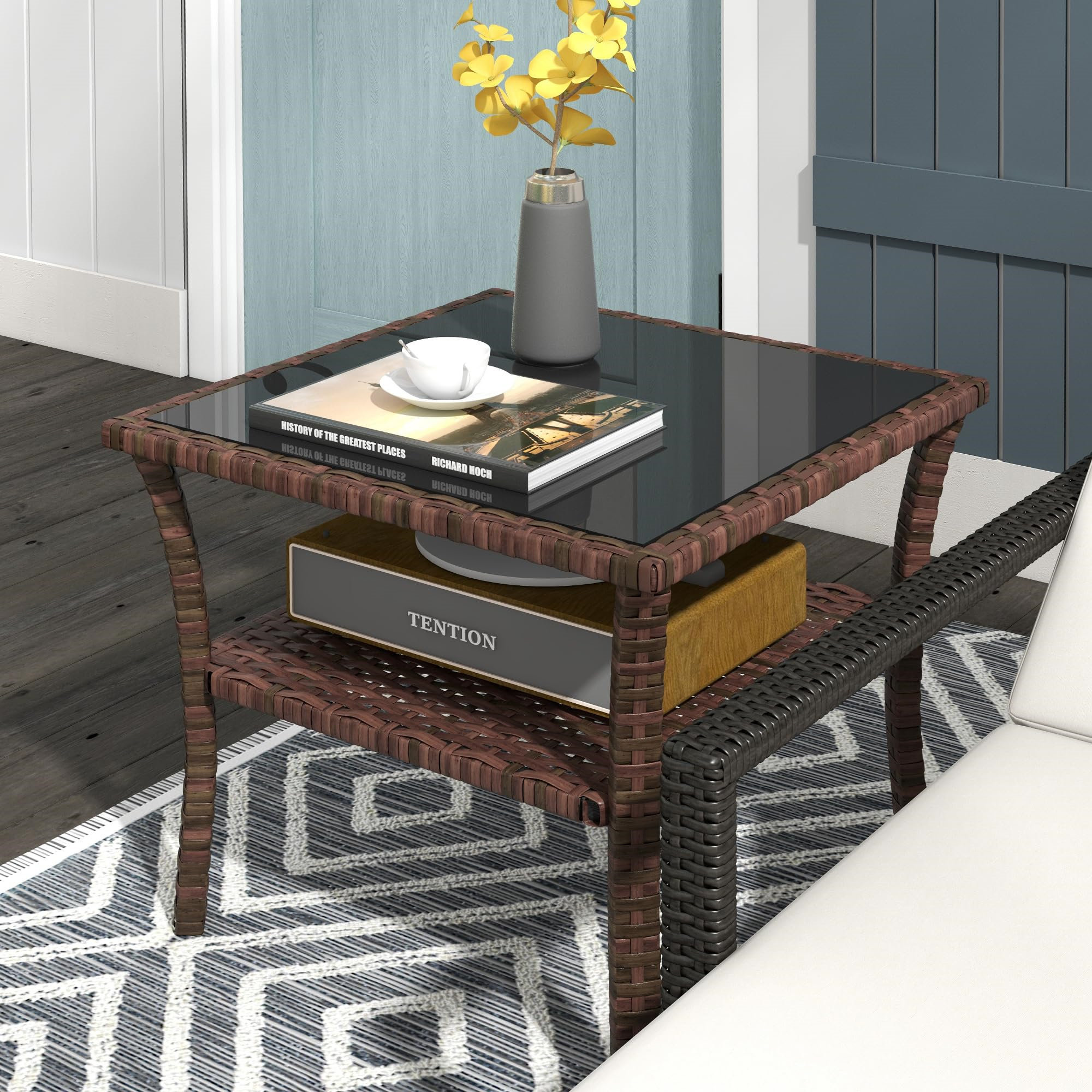 ClassicLiving Square 4 - Person 50Cm L Outdoor Chat Table | Wayfair.co.uk