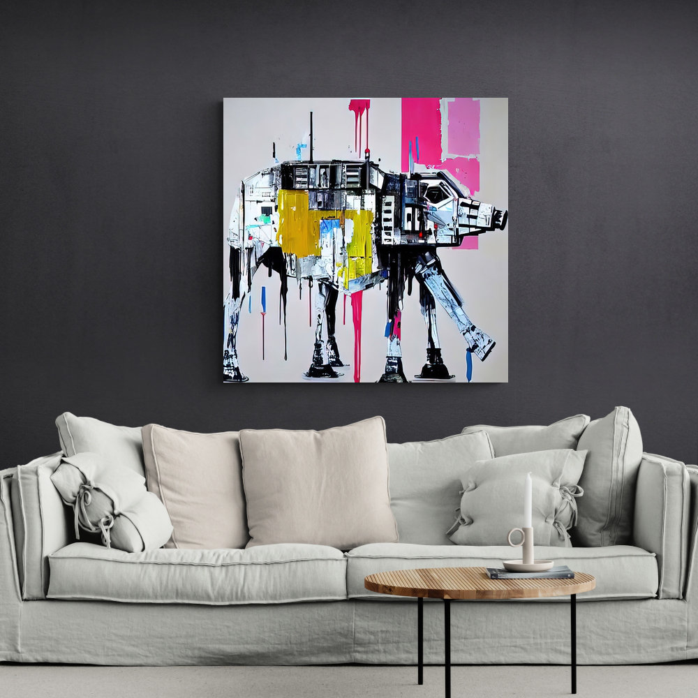 ATX Art Group LLC Atat Three by Stephen Chambers - Wrapped Canvas ...
