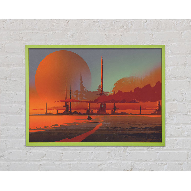 Brayden Studio Arneda The City Evacuation - Single Picture Frame Art ...