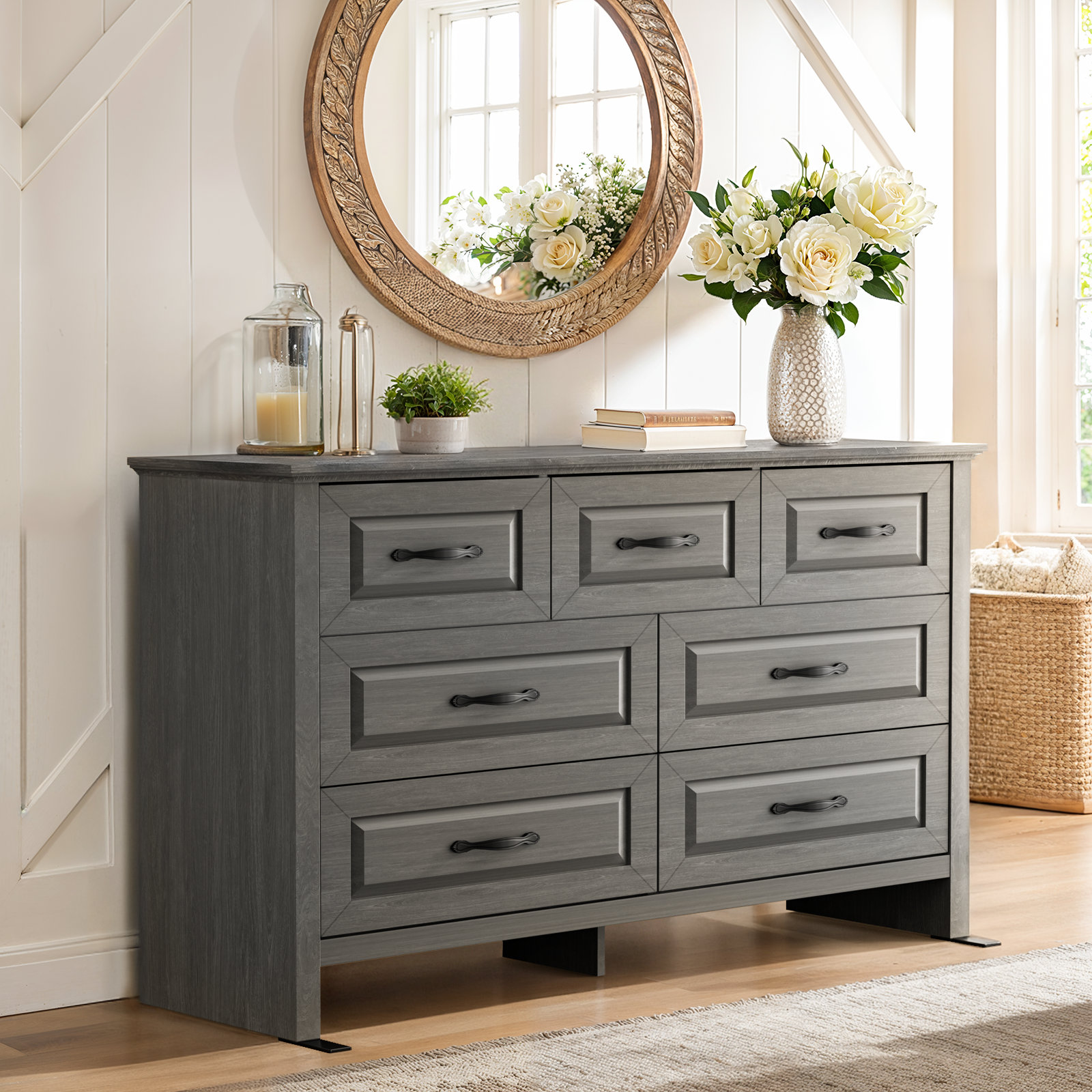 Red Barrel Studio Classic 7-Drawer Dresser – Spacious And Stylish ...