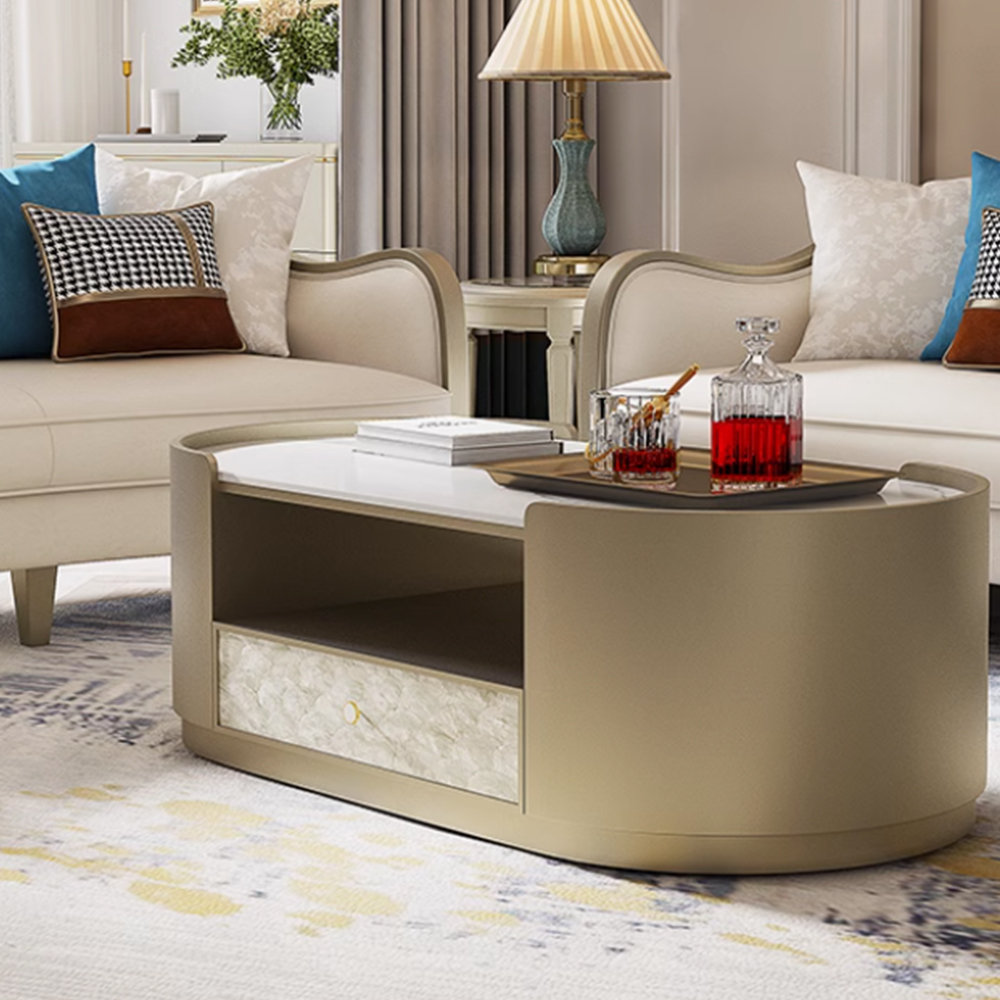 The Invincibles home American light luxury design sense coffee table ...