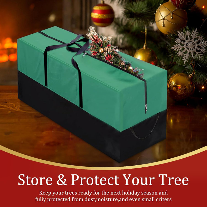 The Holiday Aisle® Christmas Tree Storage Bag, Fits Up 10 Ft Tall ...