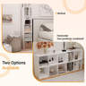 17 Stories 5-cube Bookcase, Freestanding Storage Cabinet, Closet ...
