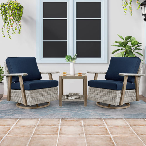 2 Person Patio Conversation Sets You'll Love | Wayfair