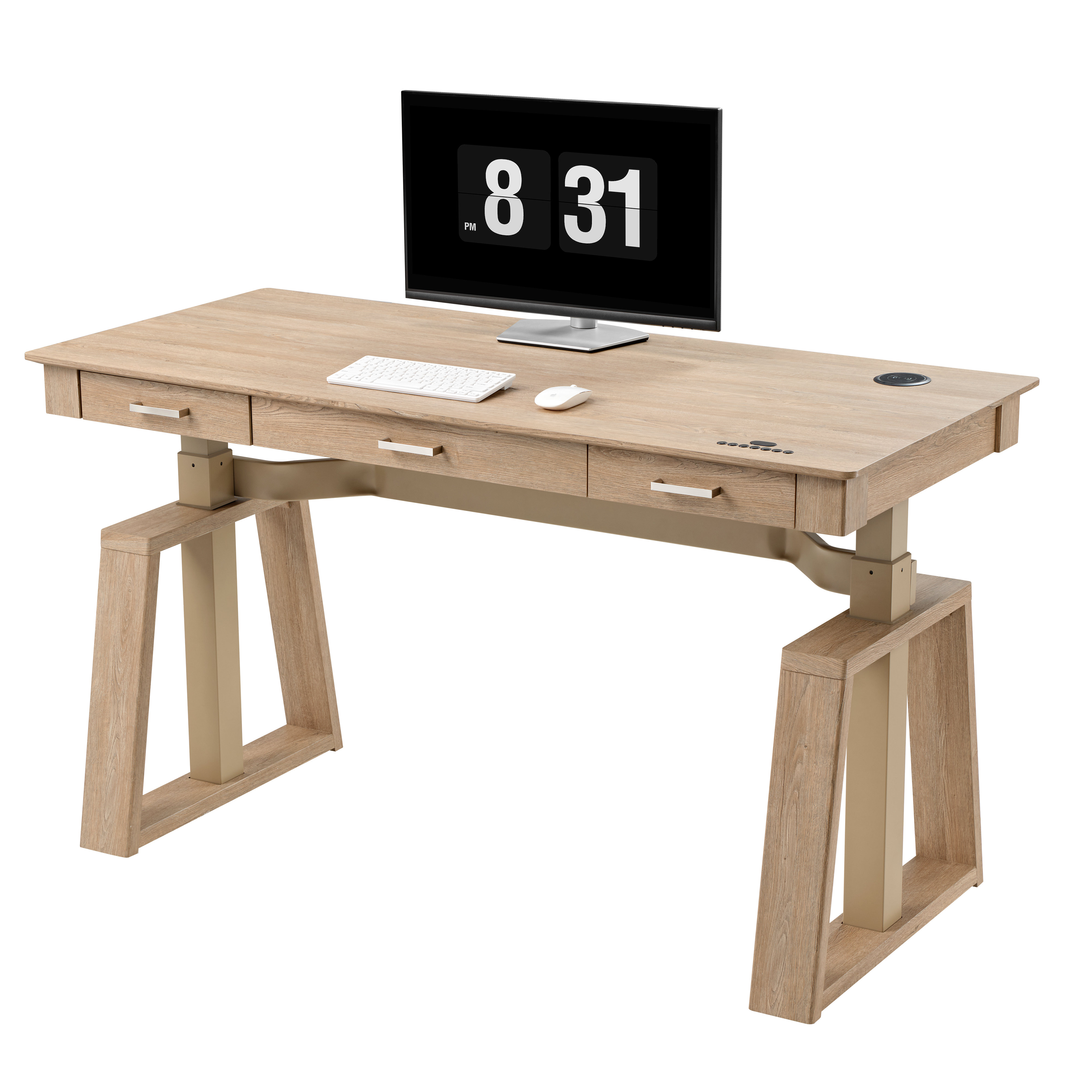 The Twillery Co. Radnor Height Adjustable Standing Desk & Reviews | Wayfair