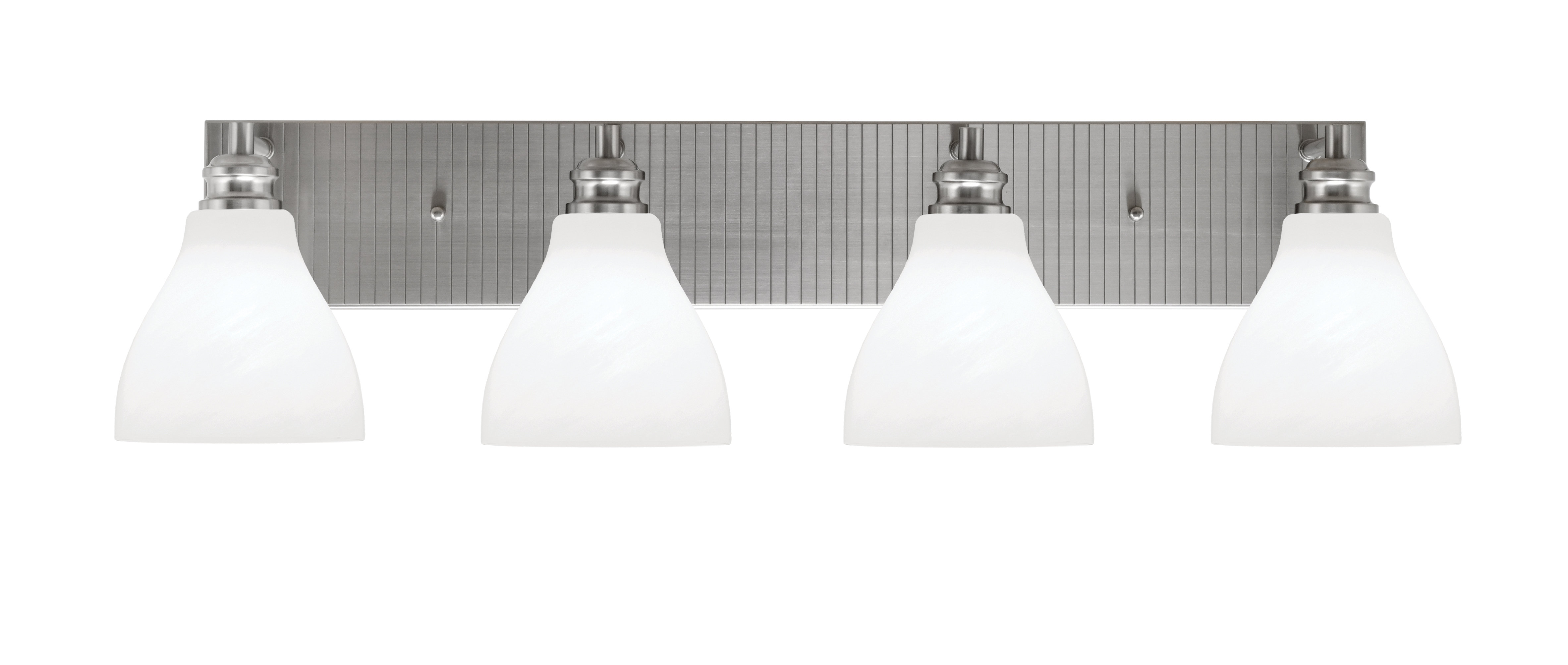 Toltec Lighting Edge 4 Light Bath Bar With 6.25" Glass | Wayfair