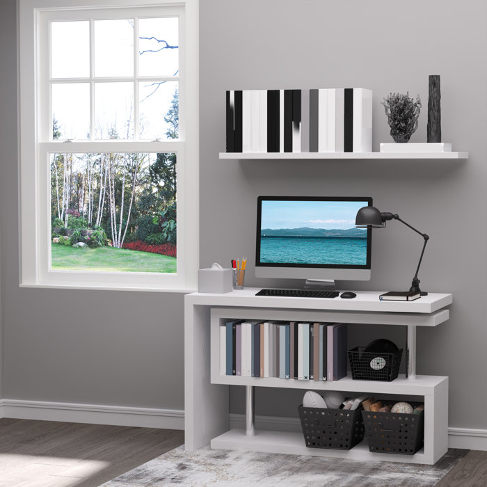 Orren Ellis Gamache 73.25'' Desk & Reviews | Wayfair