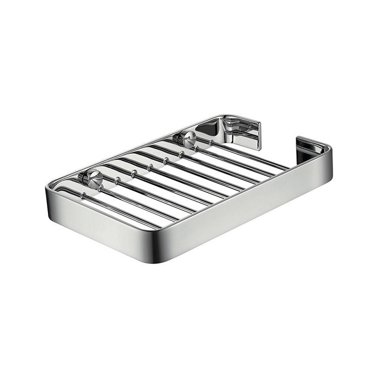 Orren Ellis Coronado Wall Mounted Wire Shower Basket | Wayfair