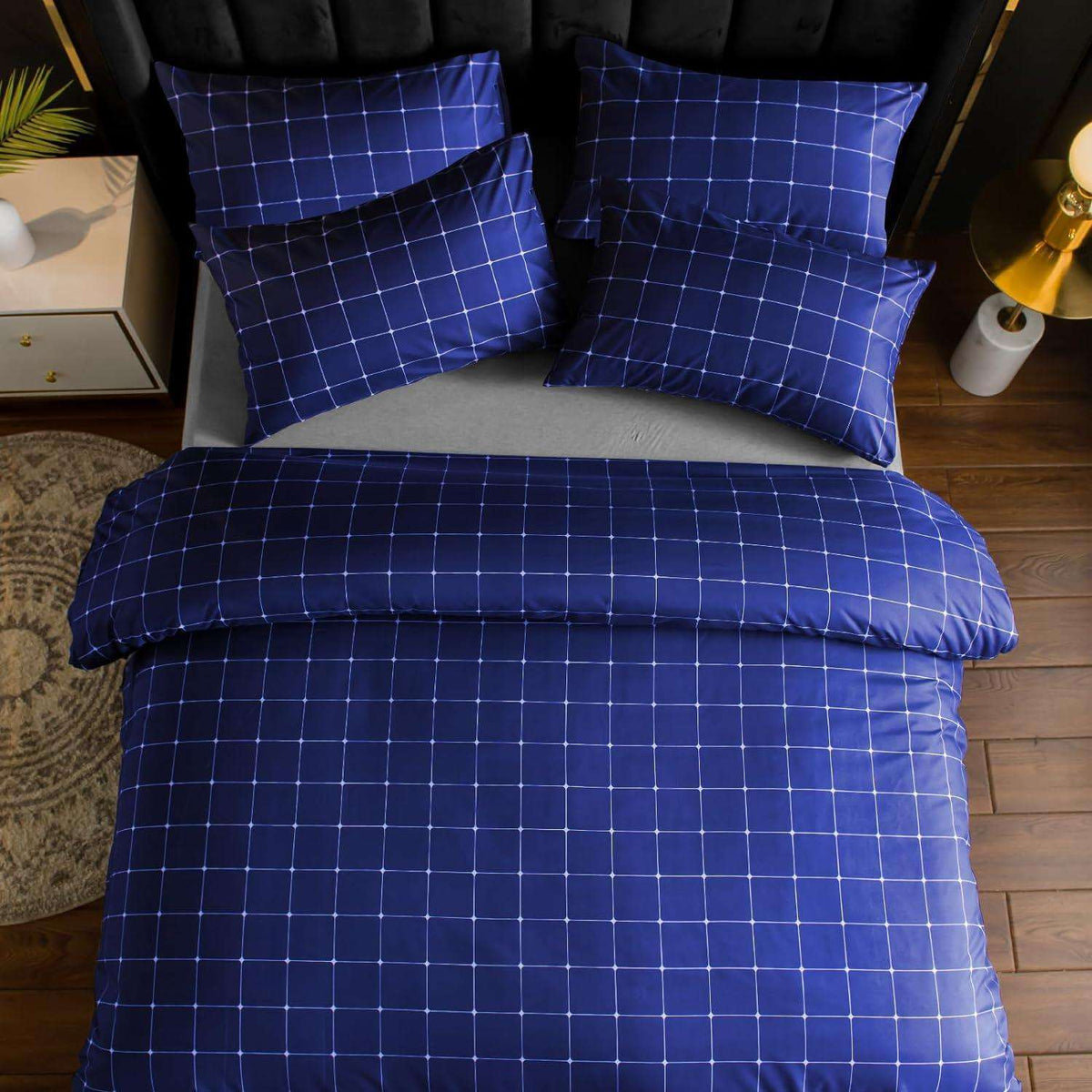 Pamposh Premium Reversible Duvet Cover Set with Zipper Closure and ...
