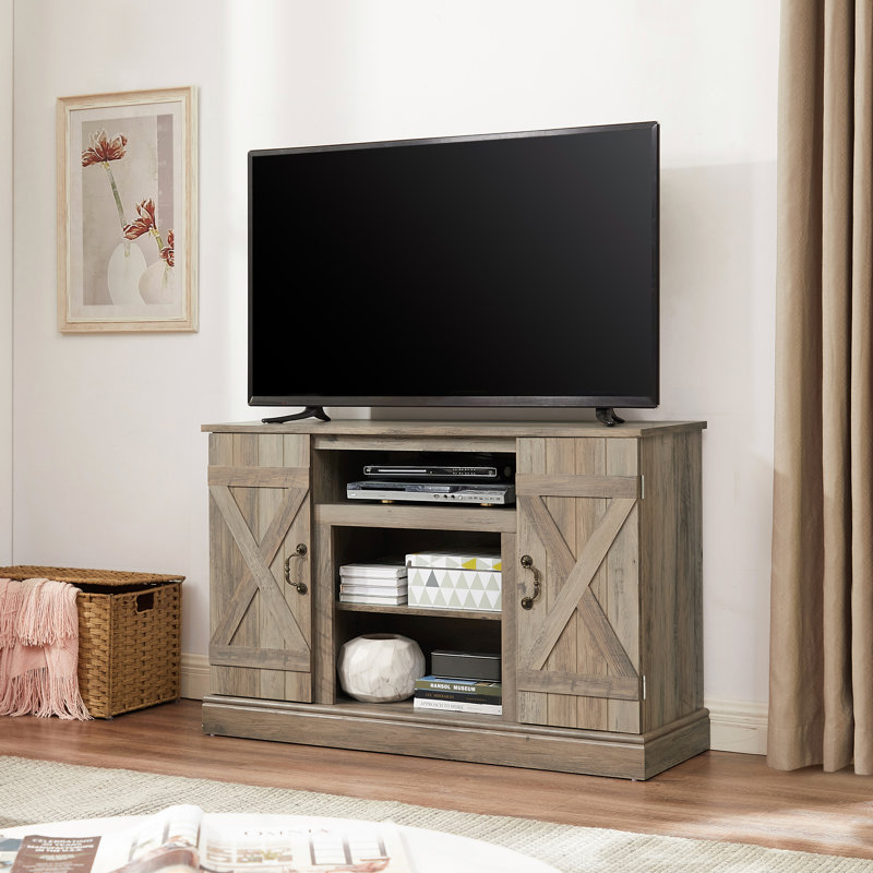 Gracie Oaks Farmhouse Classic TV Stand - Antique Media Entertainment ...