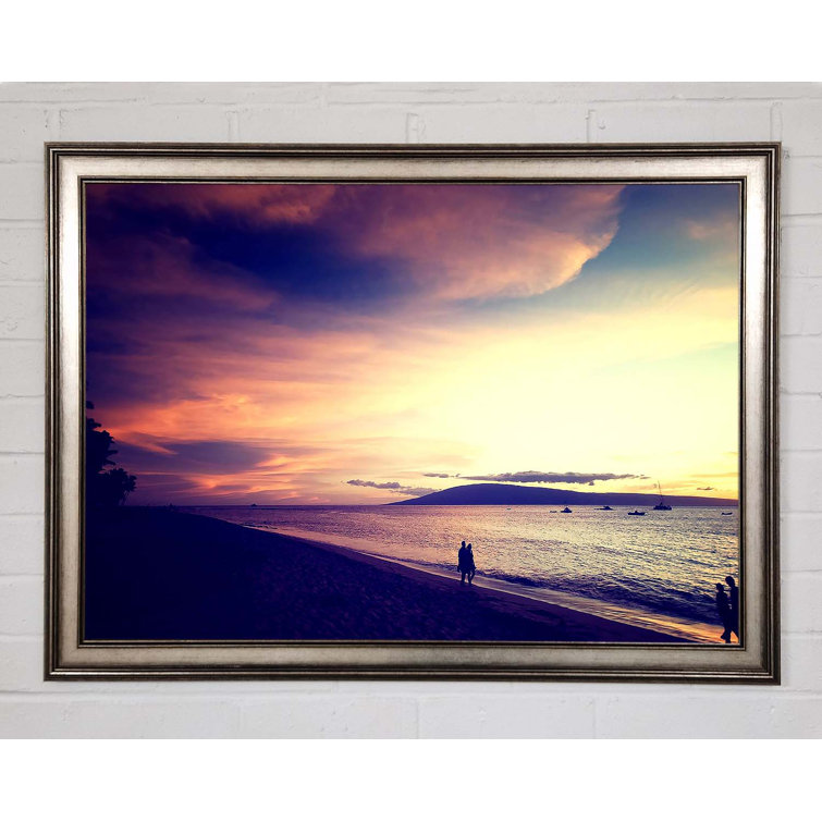 Highland Dunes Lovers Beach Promenade - Single Picture Frame Art Prints ...