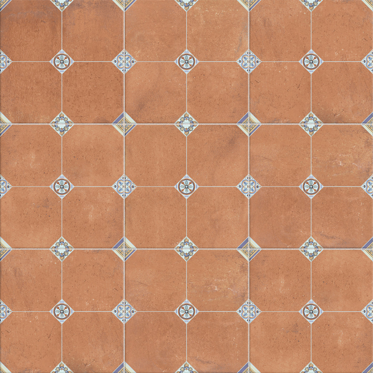 Merola Tile Manises Decor Cuero 13" x 13" Porcelain Patterned Wall ...