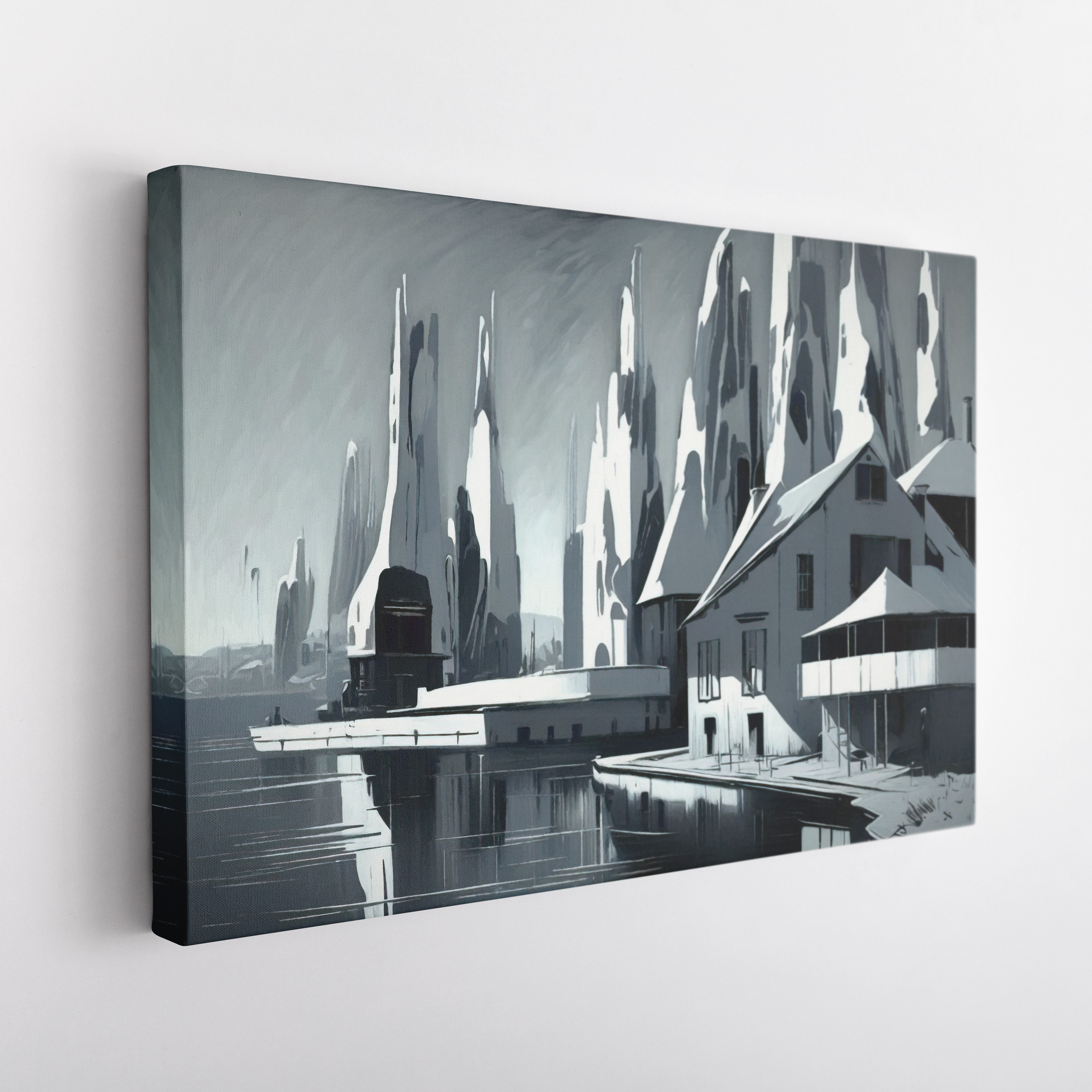 Red Barrel Studio Futuristic City II Canvas Print By Ronald Bolokofsky ...