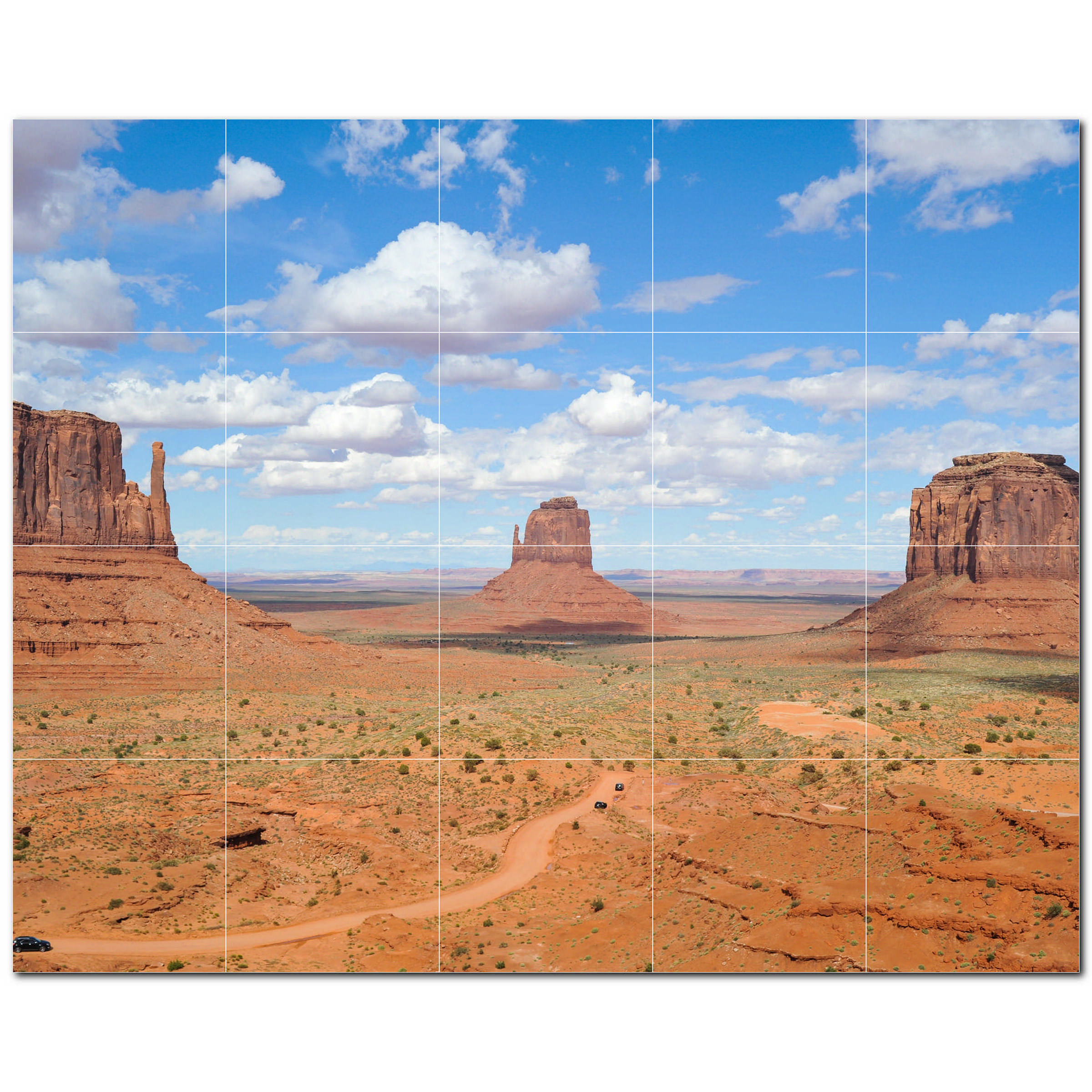 Picture-Tiles.com Canyon Photo 8'' x 8'' Satin Ceramic Decorative Mural ...