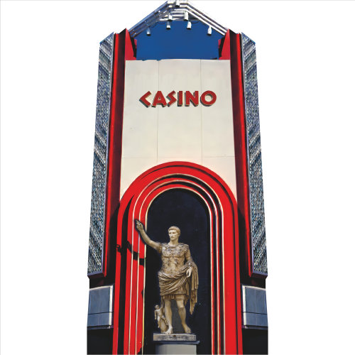 Wet Paint Printing SP13514 Atlantic City Casino Caesar Statue New ...