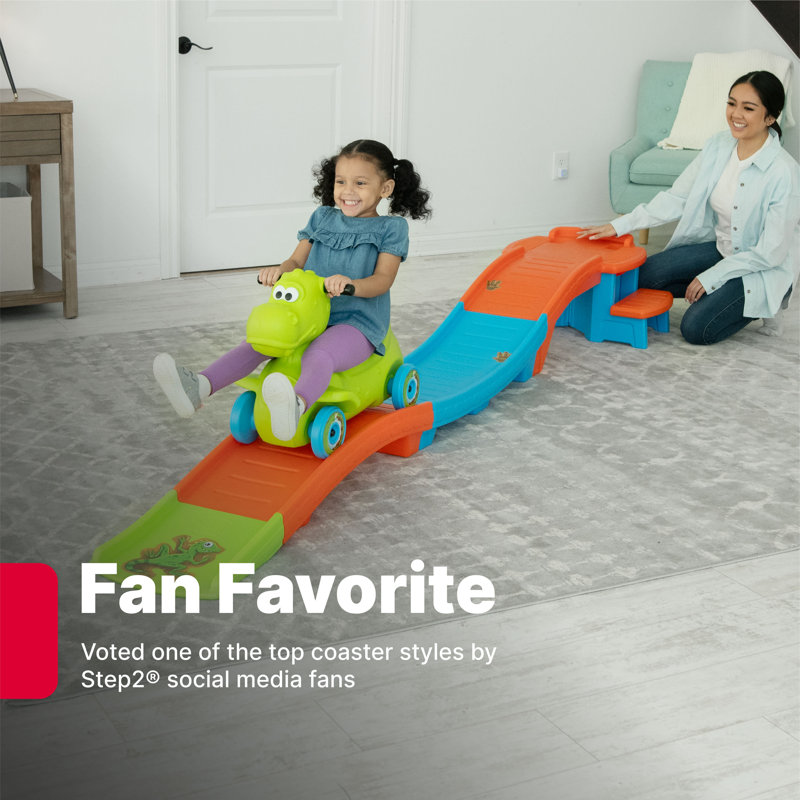 Step2 Dino Dash Up & Down Roller Coaster & Reviews | Wayfair
