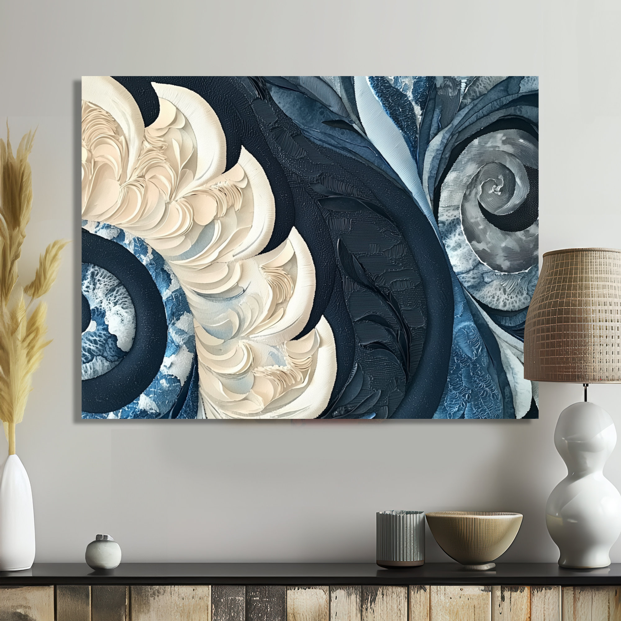 Brayden Studio® Coastal Seashell Spiral Of The Ocean I - Waves Metal ...