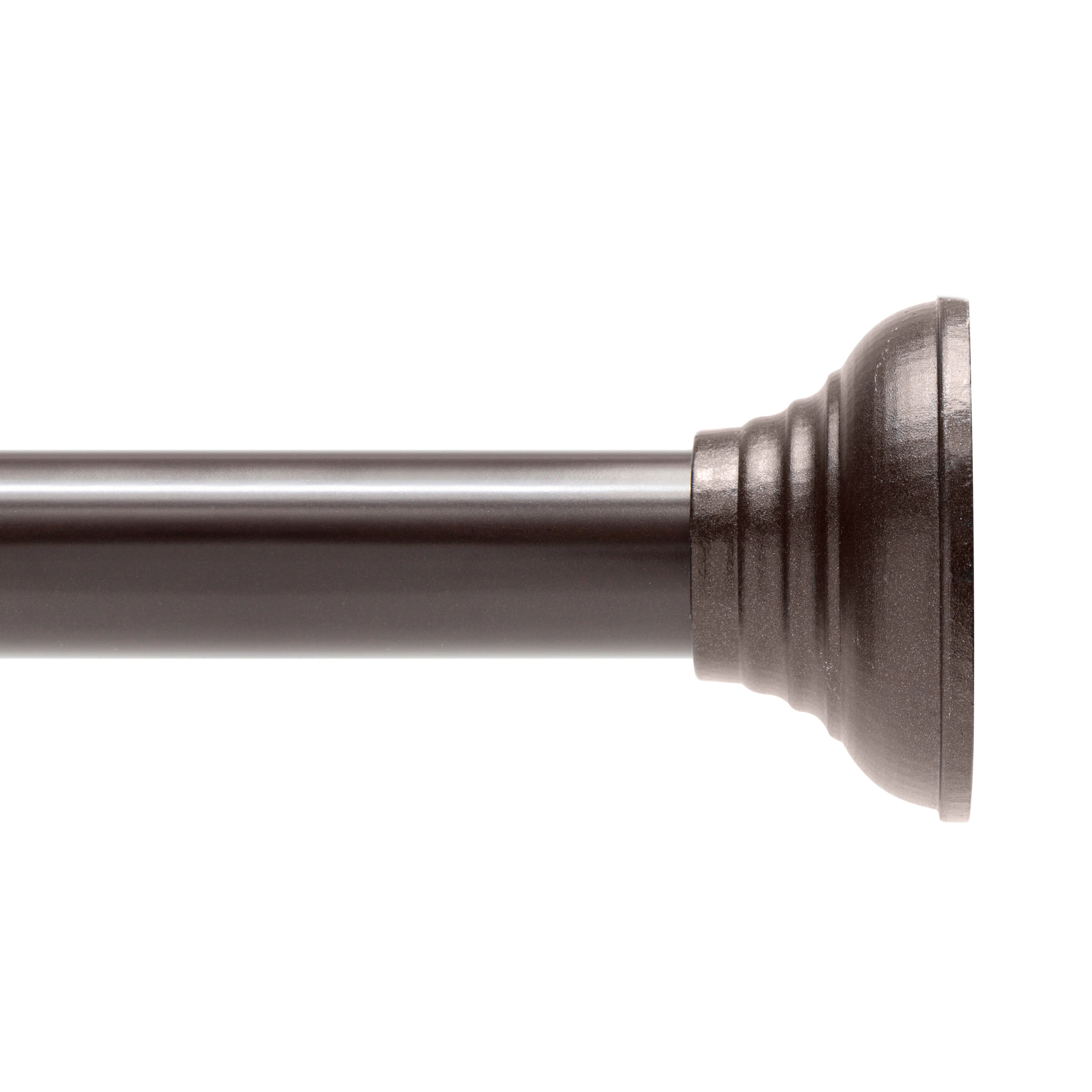 Mercer41 Newmarch Twist and Fit No Tools 72" Adjustable Straight ...