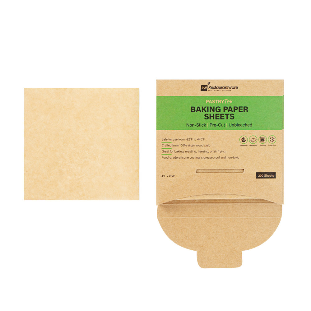 Restaurantware-Pastry Tek 9 x 12 Inch Parchment Paper Sheets, 200 ...