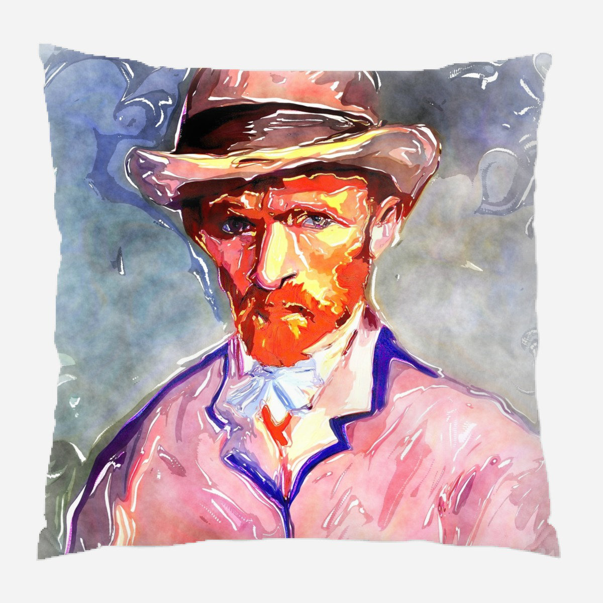 Ebern Designs Zader Watercolour Throw Pillow | Wayfair