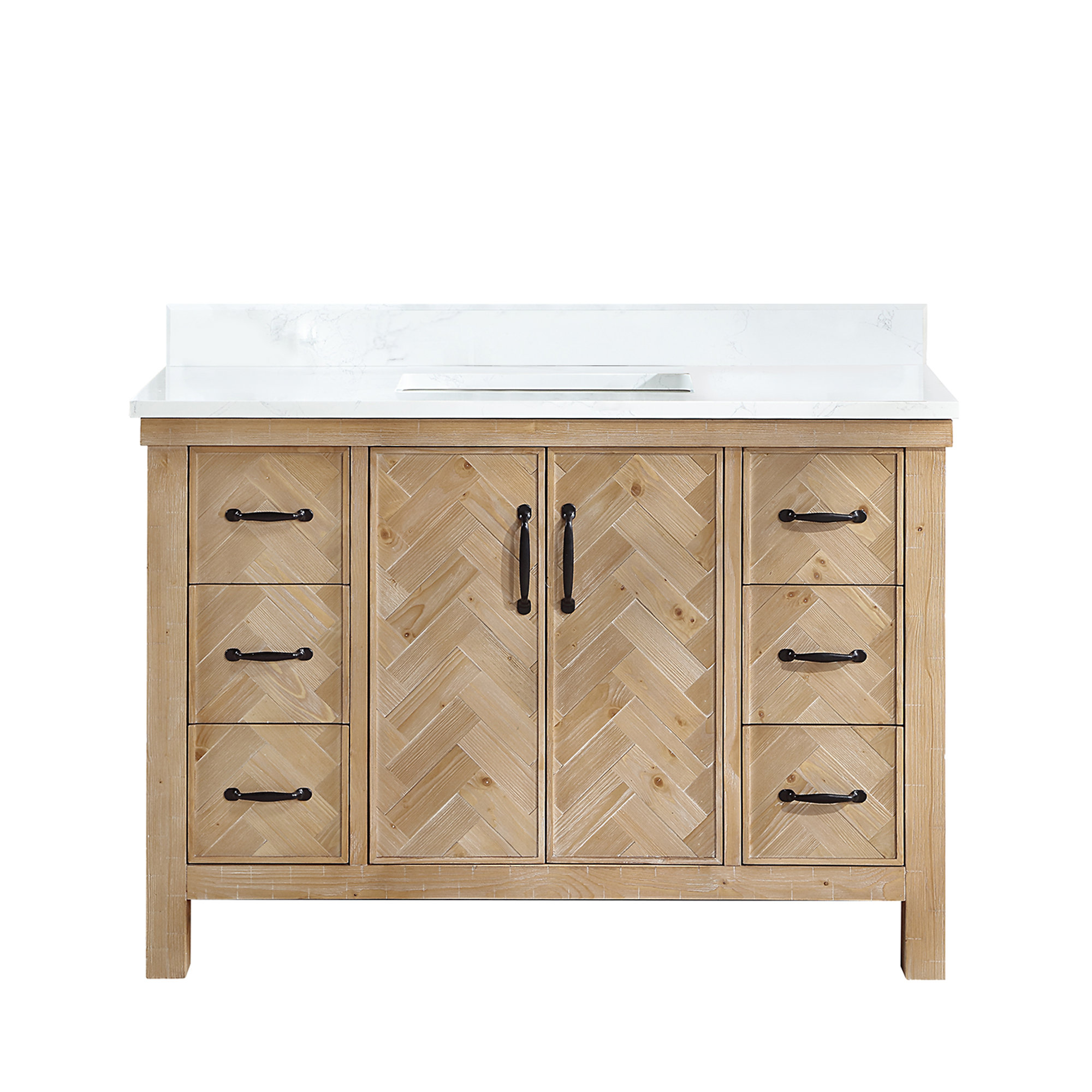 Union Rustic Mandey 48'' Free Standing Single Bathroom Vanity with ...