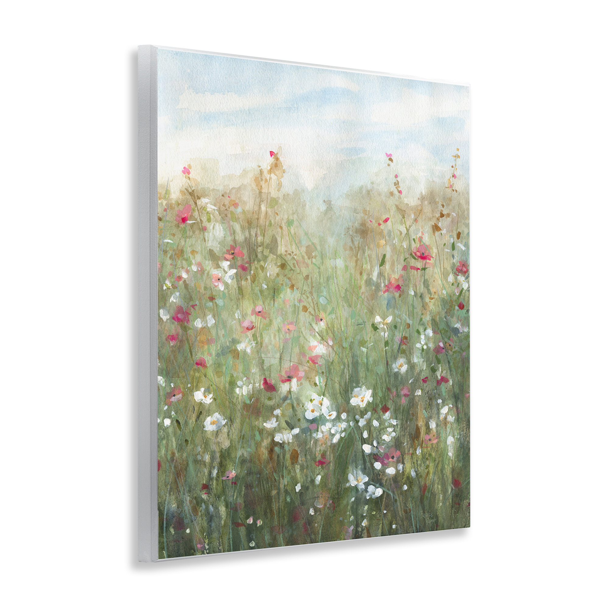Breakwater Bay Fragrant Wildflower Field Wall Plaque Art by Jessie ...