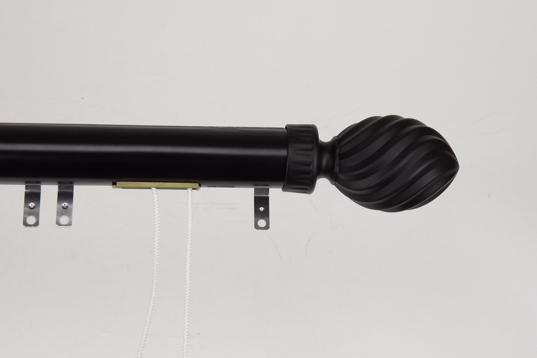 Rod Desyne Elite Traverse Marquise Center Open Curtain Rod and Hardware ...