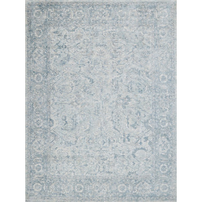 Exquisite Rugs Rectangle Tuscany Oriental Hand Loomed Wool/Bamboo Slat ...