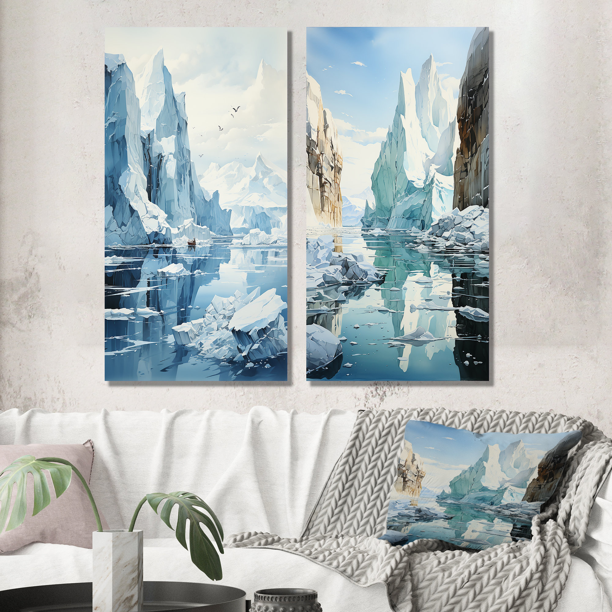 Latitude Run® Blue Iceberg Arctic Majesty " Blue Iceberg Arctic Majesty ...