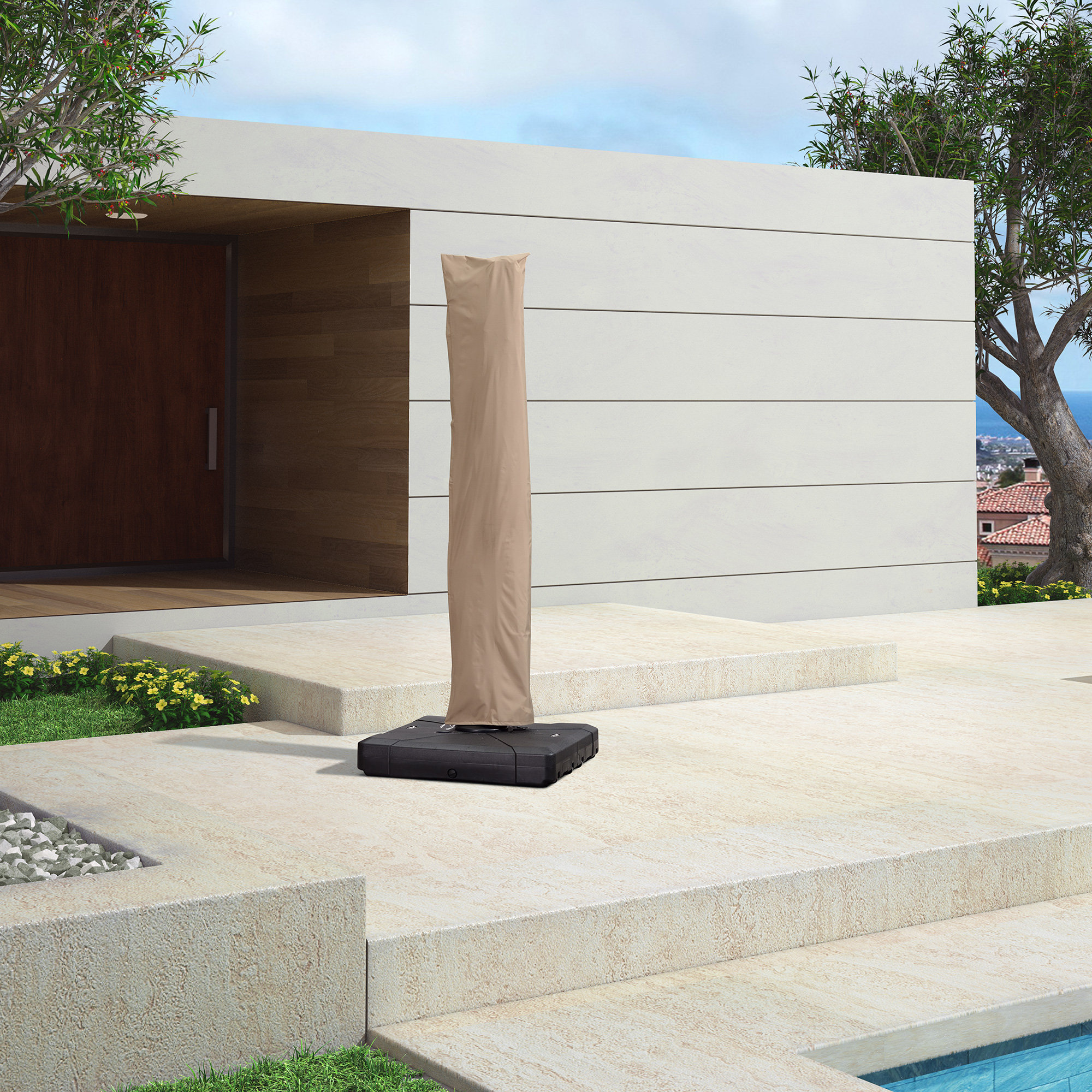 Arlmont & Co. Sebuhi Netting for 10' W Umbrellas | Wayfair