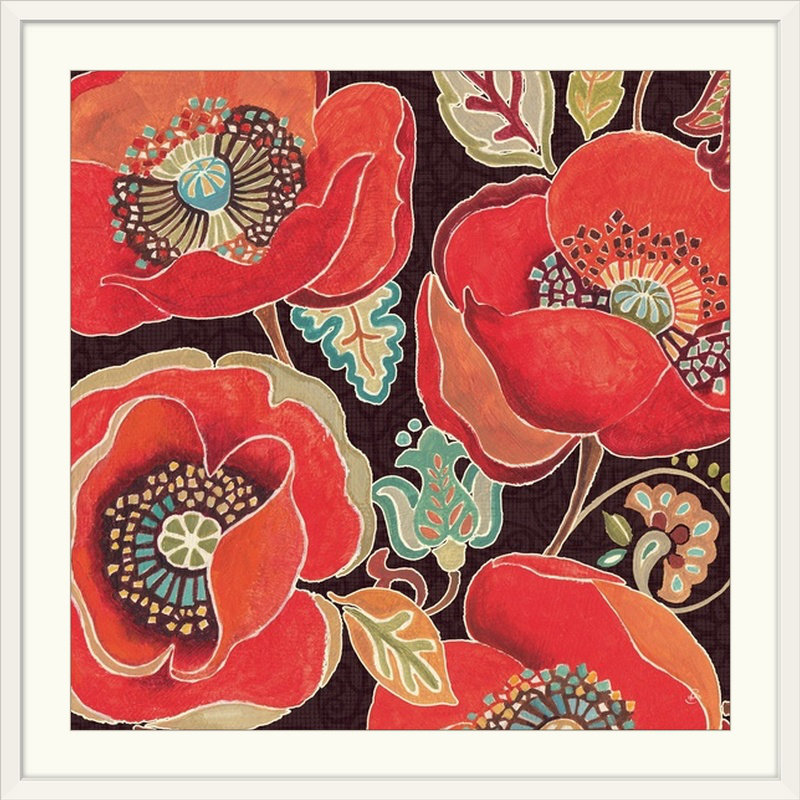 Winston Porter Ankitha Moroccan Red IV' Daphne Brissonnet Graphic Art ...
