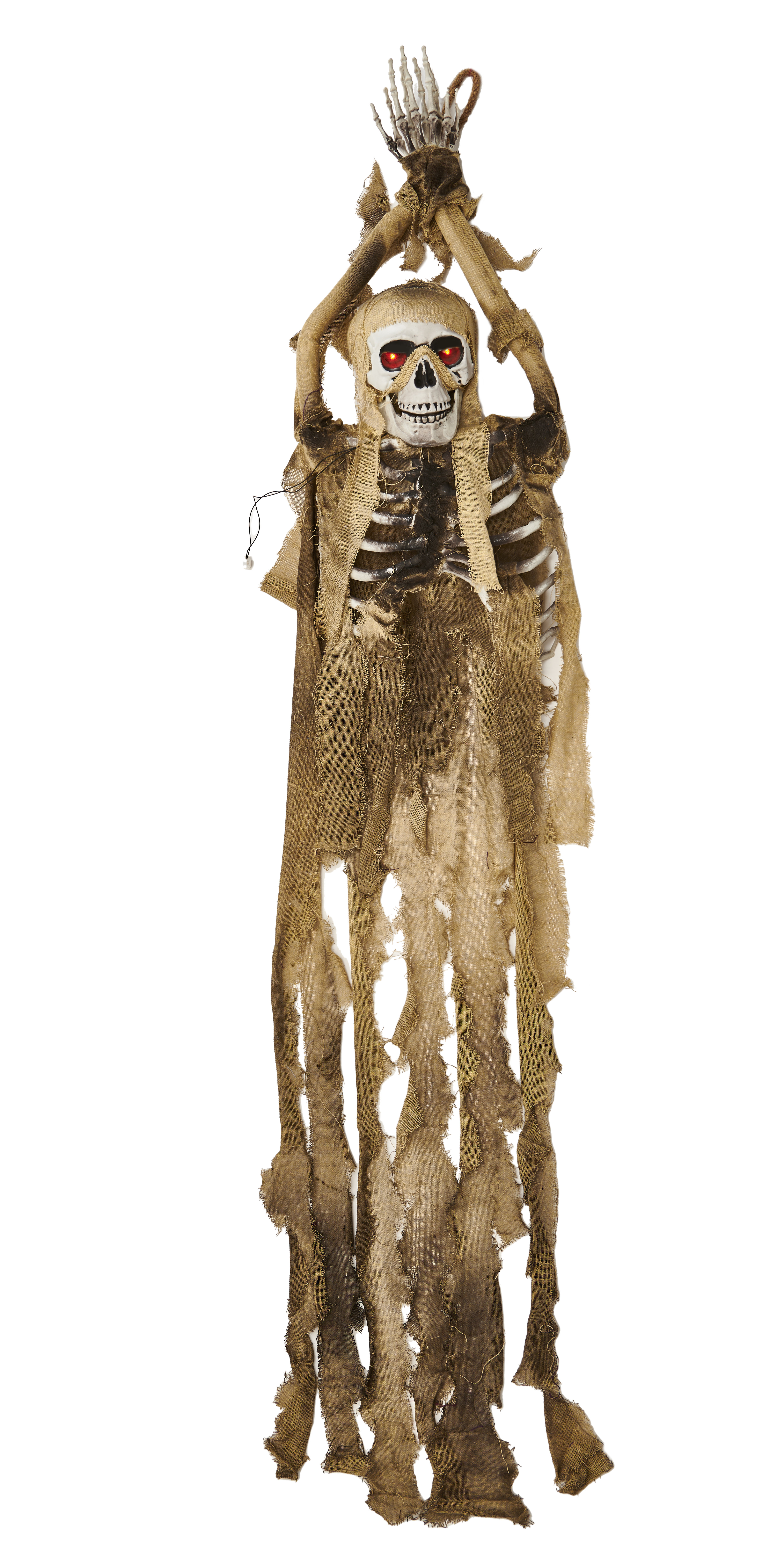 The Holiday Aisle® 59" Halloween Hanging Animated Shaking Skeleton ...