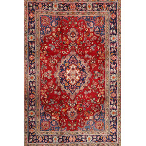 Bungalow Rose Oriental Red/Blue Area Rug | Wayfair