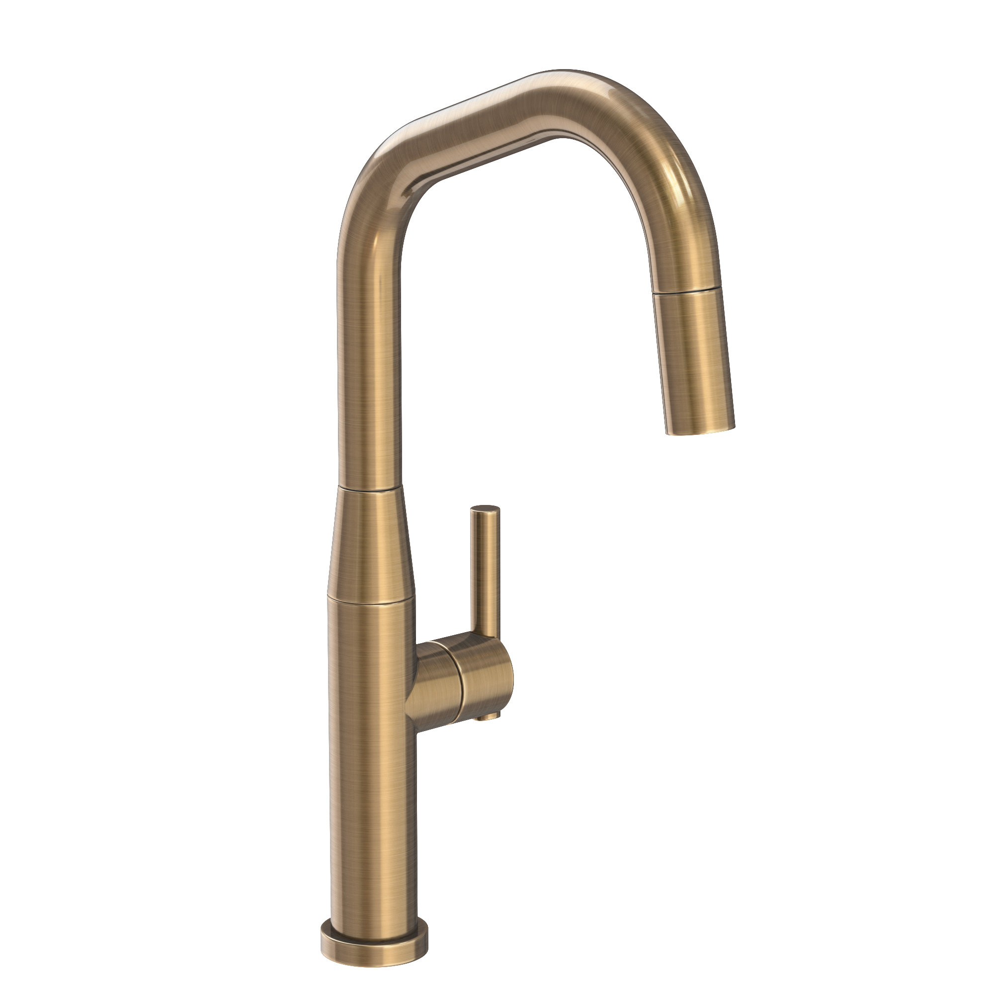 Newport Brass East Square Single Handle Pull Down Kitchen Faucet | Perigold
