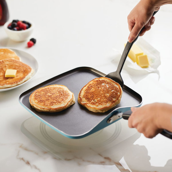 Farberware Cookstart Diamondmax Nonstick Square Griddle / Grill Pan, 11 ...