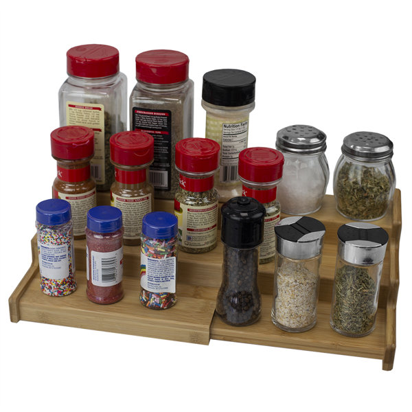Rebrilliant Free-Standing Bamboo Spice Rack & Reviews | Wayfair