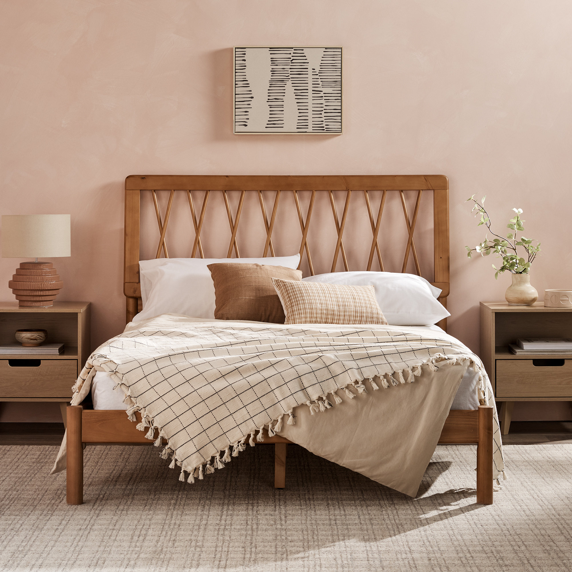 Lark Manor™ Asho Transitional Solid Wood Platform Bed & Reviews | Wayfair