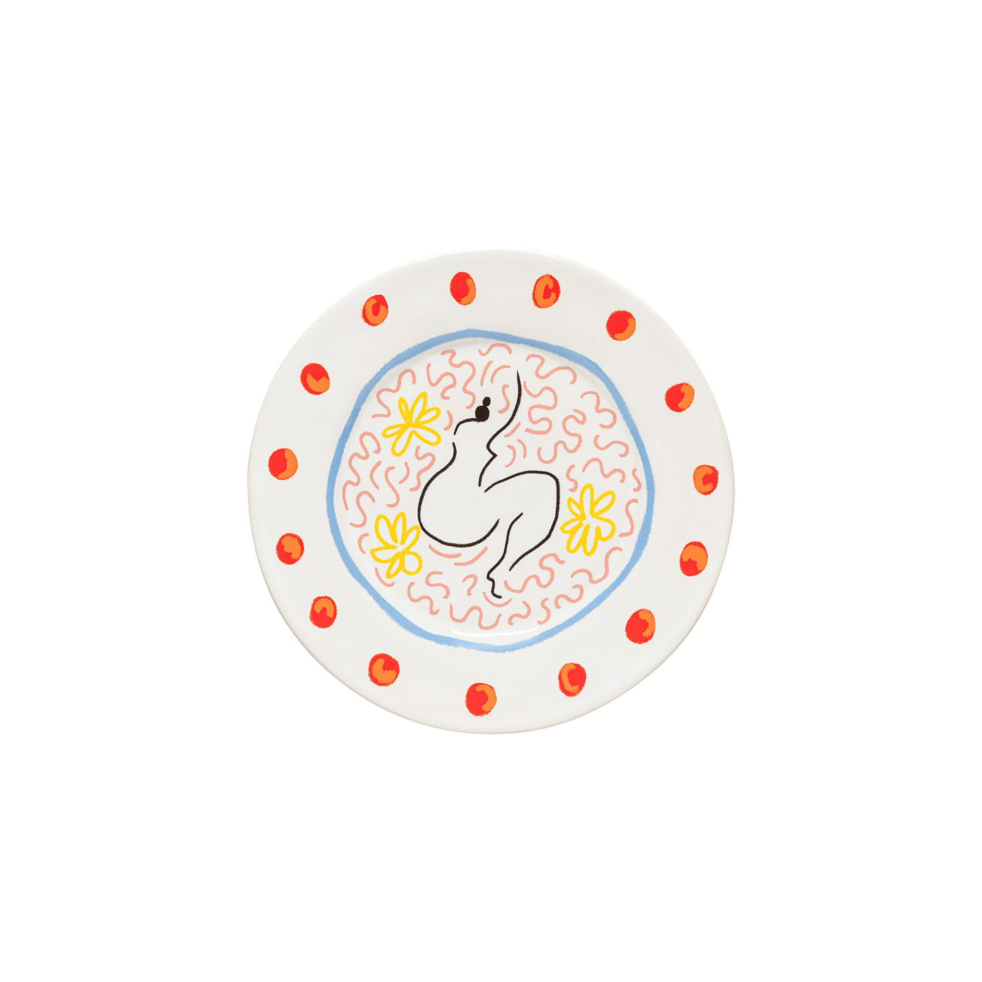 Costa Nova Salad / Dessert Plate Lady Summer Bliss - Wayfair Canada