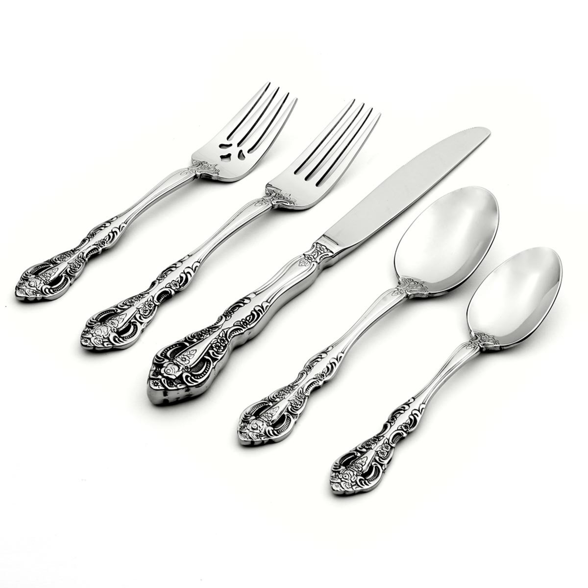 Oneida Michelangelo 45 Piece Fine Flatware Set, Service For 8 & Reviews ...