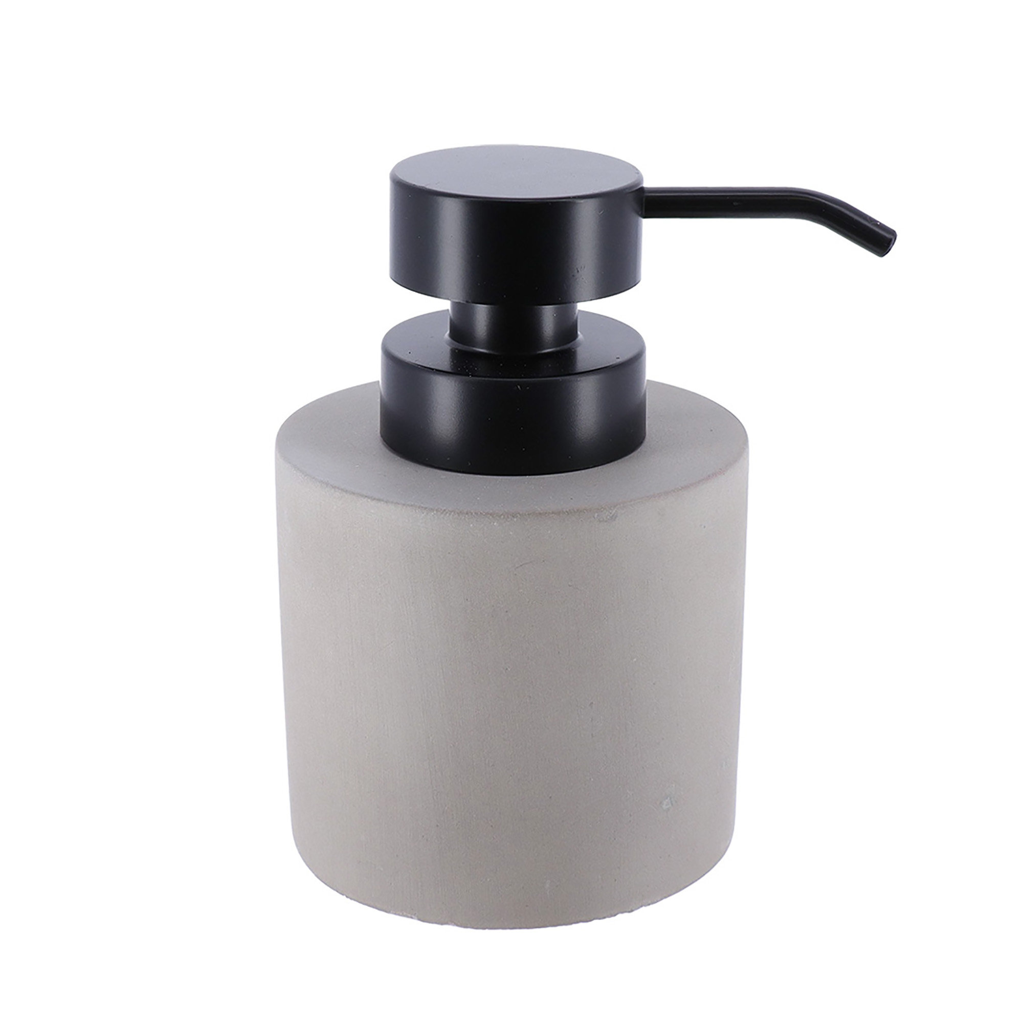 Evideco Concrete Cement Hand Soap Dispenser with Black Pump, 10 Oz ...