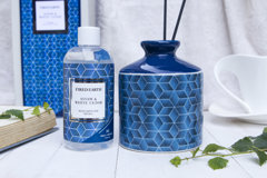 Wax Lyrical Fired Earth Reed Diffuser Ceramic Assam and White Cedar ...