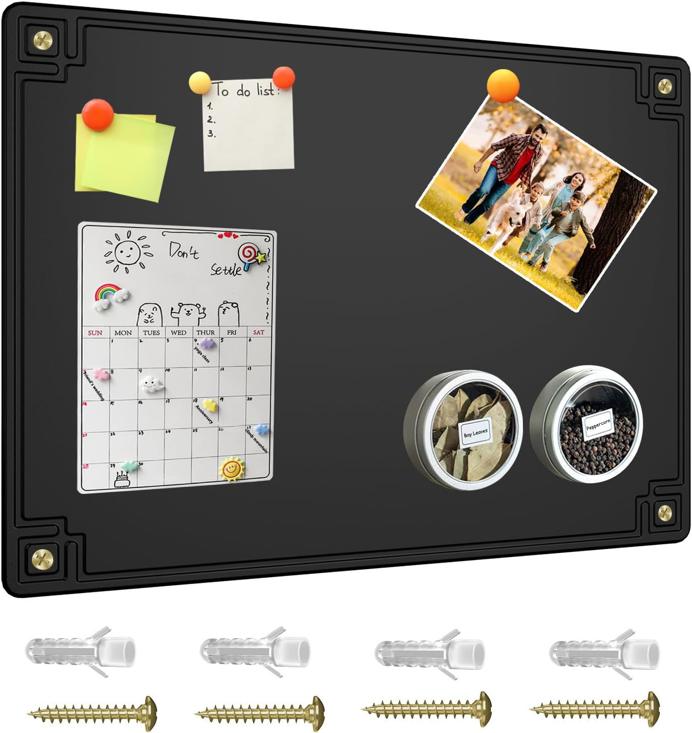 Inbox Zero Magnet Board For Wall,17.3'' X 13'',Magnetic Board Dry Erase ...