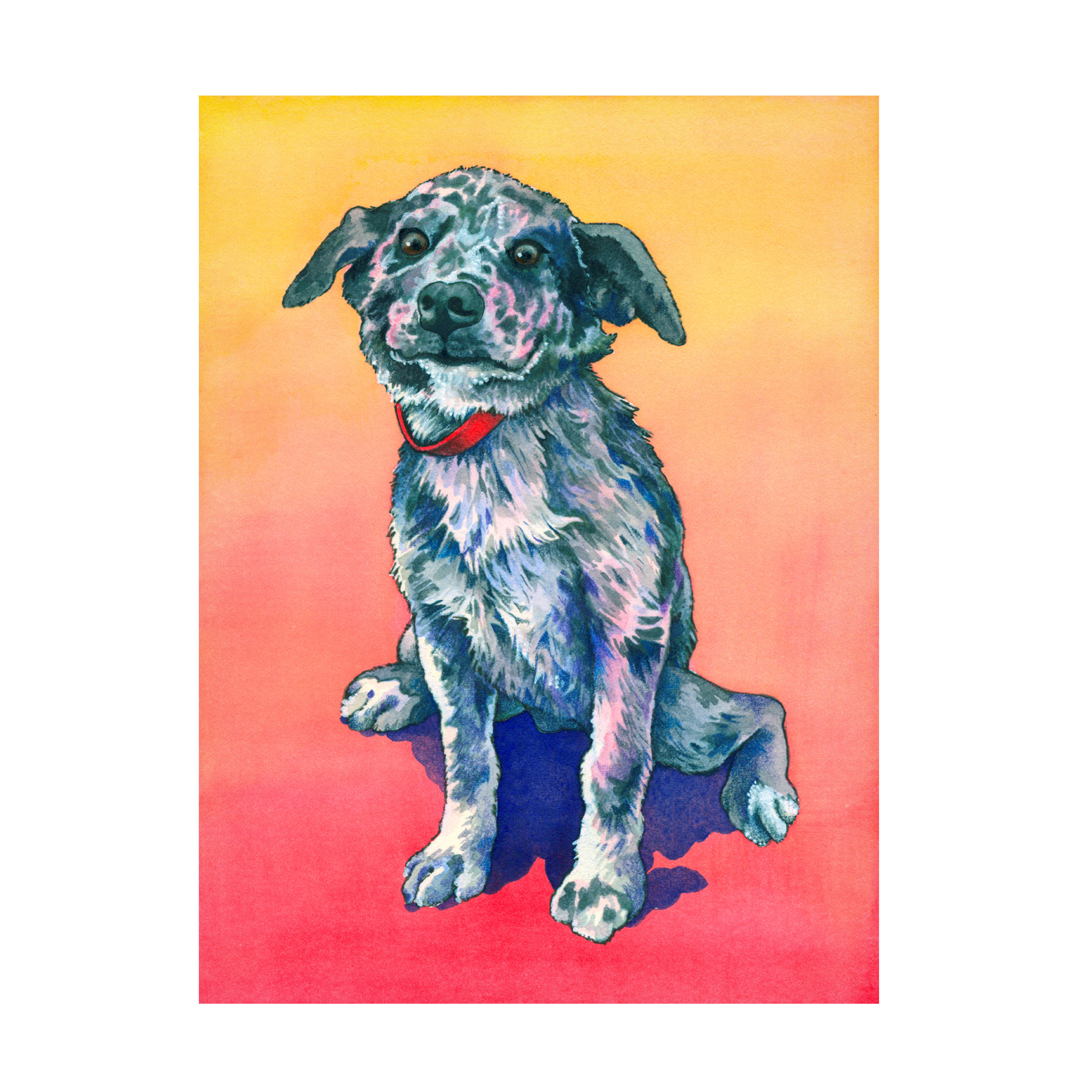Winston Porter Wendy Edelson 'Simon Puppy' Canvas Art ALI63310 ...